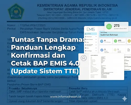 Tuntas Tanpa Drama: Panduan Lengkap Konfirmasi dan Cetak BAP EMIS 4.0 (Update Sistem TTE) | Info ...
